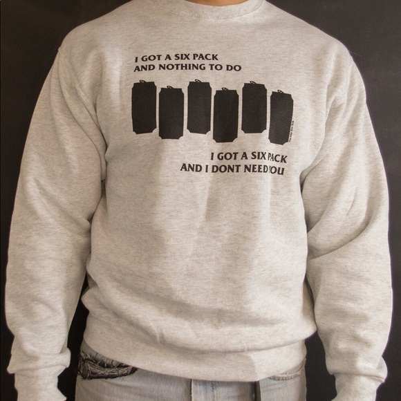 Shirts | Vintage Black Flag Six Pack Punk Sweatshirt | Poshmark